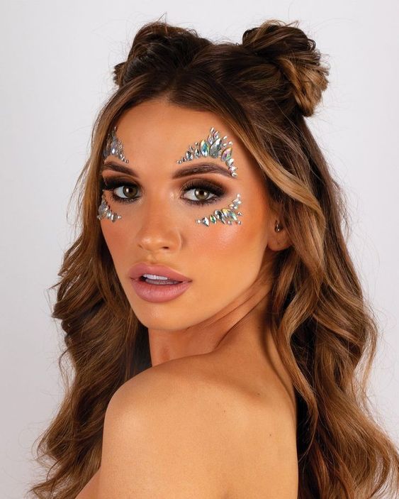 Crystal Face Sticker Gems – The Raggle Taggle Gypsy Festival Fashion ...